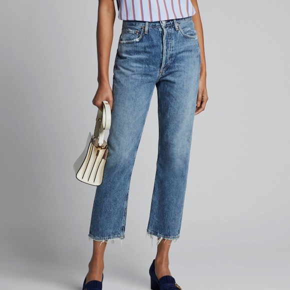 Agolde | Jeans | Agolde Riley High Rise Straight Crop | Poshmark